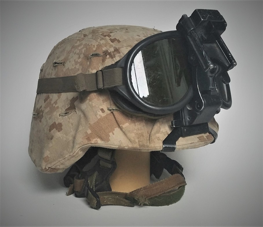 Salty USMC LWH Worn in Iraq - MODERN COMPOSITE HELMETS - U.S. Militaria ...