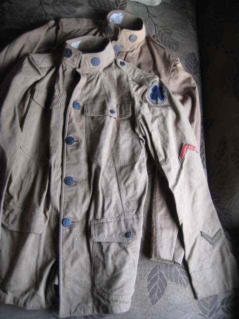 WW1 US Army 88th Division Co. A Machine Gun tunics - UNIFORMS - U.S ...