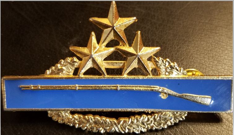 3 star Meyer marked CIB - COMBAT / EXPERT INFANTRY BADGE - U.S ...