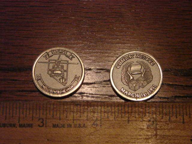 Challenge coin 66th RQS Combat Rescue - MISC MILITARIA - U.S. Militaria ...