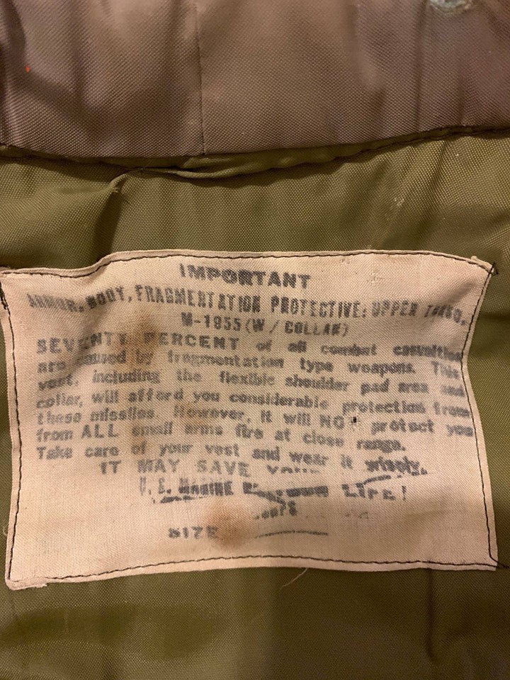 M55 3rd pattern - BODY ARMOR - U.S. Militaria Forum