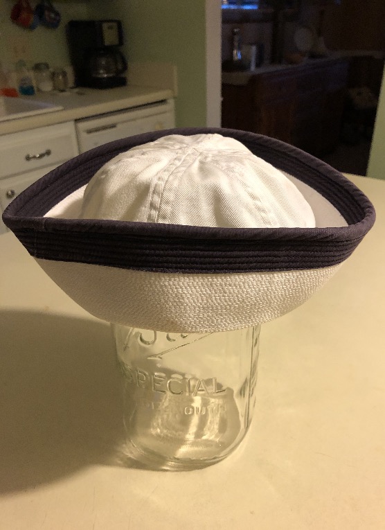 Navy Dixie Cup Hat with Blue Trim? - NAVAL & SEA SERVICE UNIFORMS - U.S ...