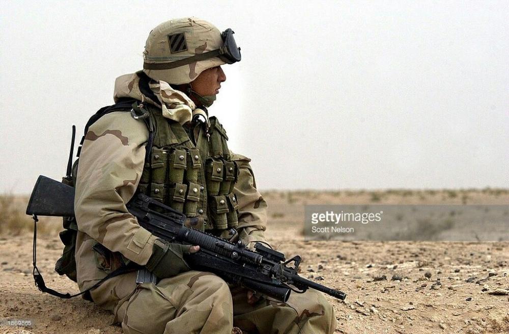 Were Helmet Bands always worn on the PASGT in the Gulf? - M-1; M-1C & M ...