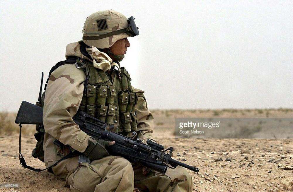 Were Helmet Bands always worn on the PASGT in the Gulf? - M-1; M-1C & M ...