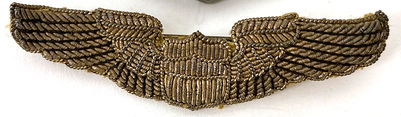 pinback bullion wings: CBI or WWI? - WING BADGES - U.S. Militaria Forum