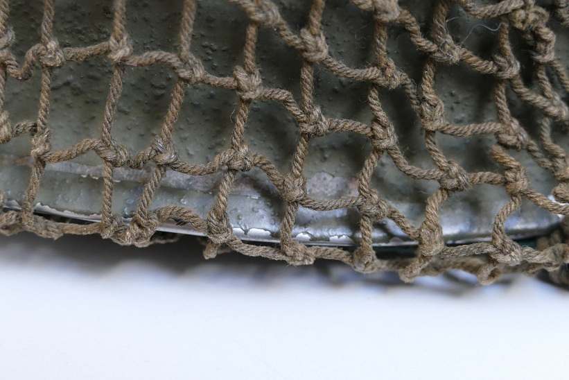 WW2 M1 helmet complete with shrimp net - How much is authentic - M-1; M ...