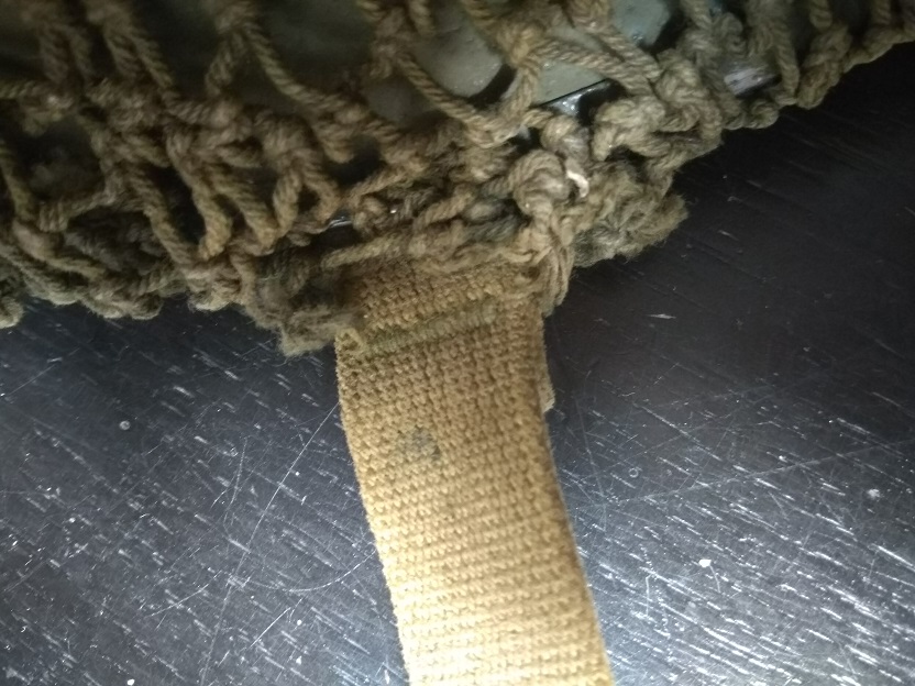 WW2 M1 helmet complete with shrimp net - How much is authentic - M-1; M ...