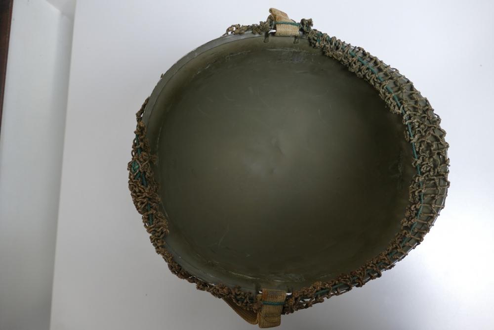 WW2 M1 helmet complete with shrimp net - How much is authentic - M-1; M ...