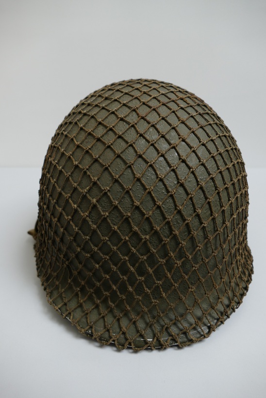 WW2 M1 helmet complete with shrimp net - How much is authentic - M-1; M ...