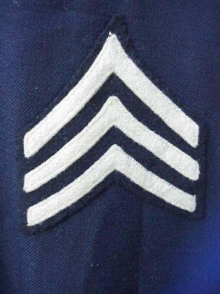 Blue & gold chevrons 1948 - 1951 - ARMY (INCLUDING USAAC/AAF) - U.S ...