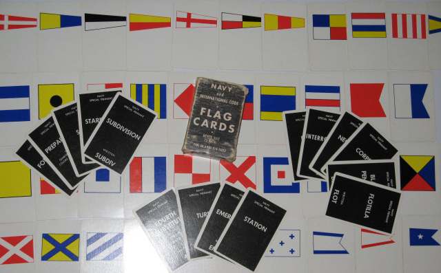 USN Signal Bridge Flag & Pennant board - NAVAL SEA SERVICE GEAR ...