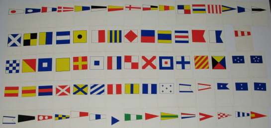 USN Signal Bridge Flag & Pennant board - NAVAL SEA SERVICE GEAR ...