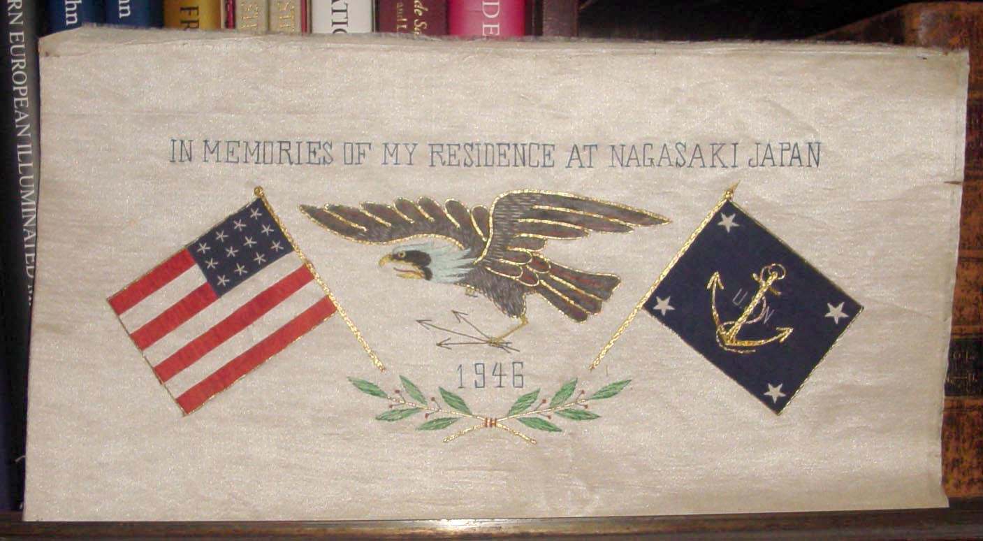 Flag from Nagasaki, 1946 - HOMEFRONT & THE WAR EFFORT - U.S. Militaria ...