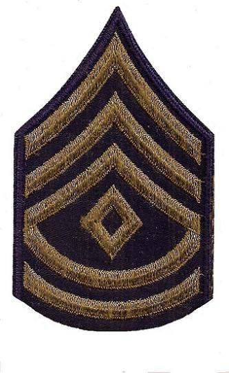 First Sergeant Chevrons - ARMY (INCLUDING USAAC/AAF) - U.S. Militaria Forum