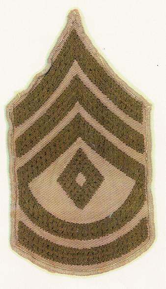 First Sergeant Chevrons - ARMY (INCLUDING USAAC/AAF) - U.S. Militaria Forum