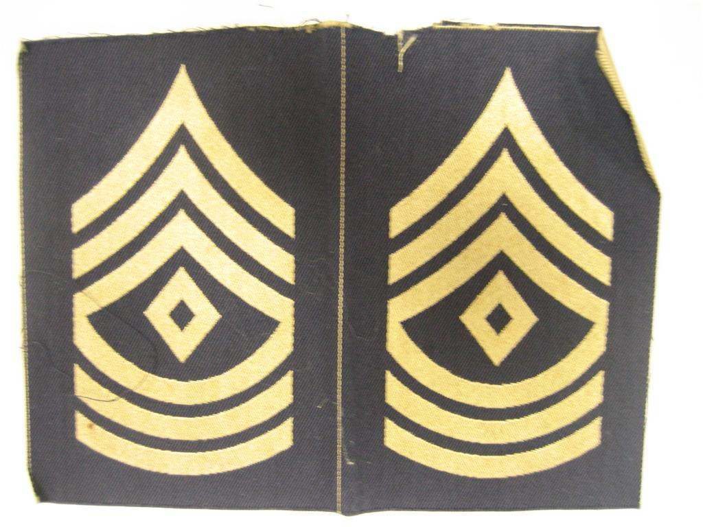 First Sergeant Chevrons - ARMY (INCLUDING USAAC/AAF) - U.S. Militaria Forum