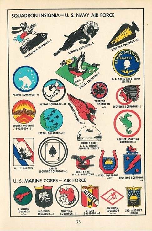 1942 U.S.Service Symbols - HOMEFRONT & THE WAR EFFORT - U.S. Militaria ...
