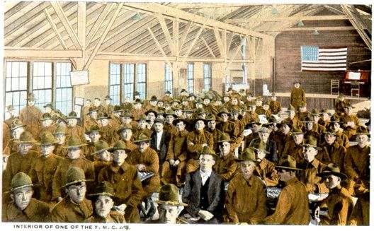 1918 Camp Custer, Michigan Postcard Folder - EPHEMERA, PHOTOGRAPHS ...