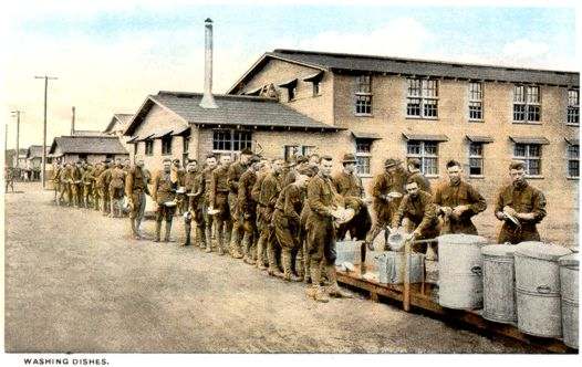 1918 Camp Custer, Michigan Postcard Folder - EPHEMERA, PHOTOGRAPHS ...