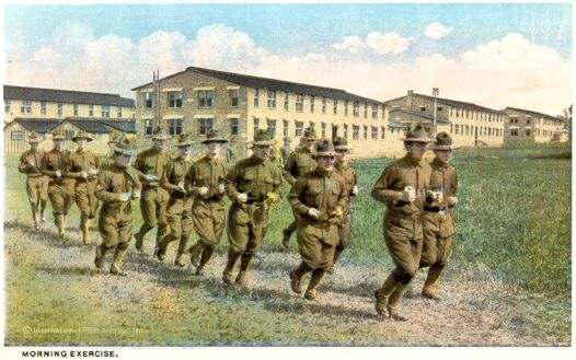 1918 Camp Custer, Michigan Postcard Folder - EPHEMERA, PHOTOGRAPHS ...