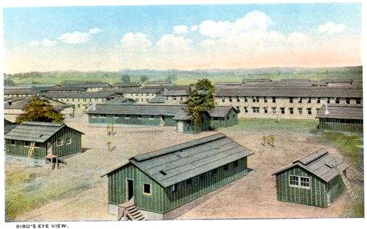 1918 Camp Custer, Michigan Postcard Folder - EPHEMERA, PHOTOGRAPHS ...