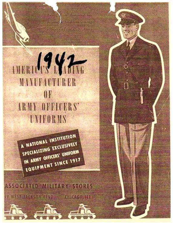 1942 Associated Military Stores of Chicago - UNIFORMS - U.S. Militaria ...