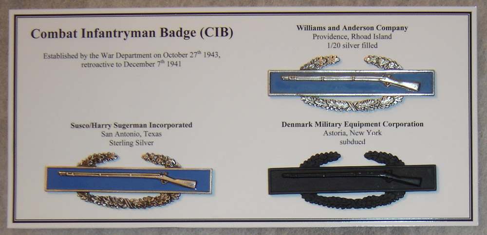 The Combat Infantryman Badge - Page 26 - COMBAT / EXPERT INFANTRY BADGE ...