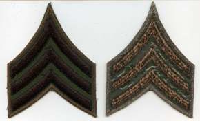 Are these subdued twill sgt rank insignia reproductions - ARMY ...