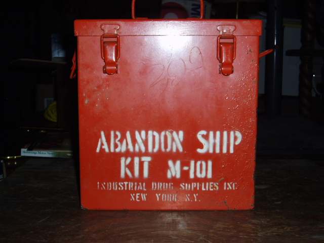 Abandon Ship Kit - NAVAL SEA SERVICE GEAR - SHIPBOARD, SUBMARINE ...