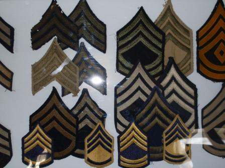 collection of US Army rank insignia 1930s - 1950s - ARMY (INCLUDING ...