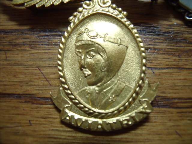 Ruth Barclay early Female aviator Pilot Wing grouping air mail ...