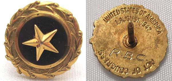 Gold Star pin - MEDALS & DECORATIONS - U.S. Militaria Forum