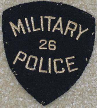 WWII 26th Division MP patch?? - ARMY AND USAAF - U.S. Militaria Forum