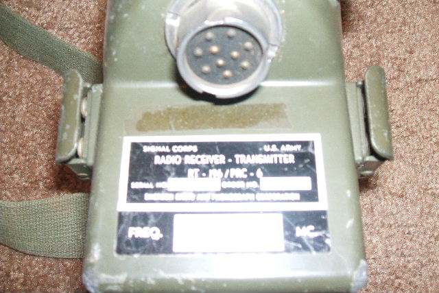 RT-196/ PRC-6 RADIO RECEIVER-TRANSMITTER - RADIO & COMMUNICATIONS GEAR ...