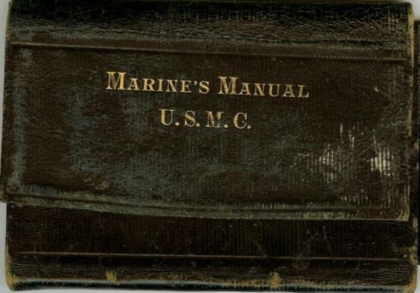 The Very First Marine Manual - EPHEMERA, PHOTOGRAPHS & MILITARY ARTWORK ...