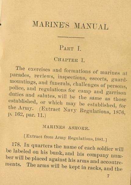 The Very First Marine Manual - EPHEMERA, PHOTOGRAPHS & MILITARY ARTWORK ...