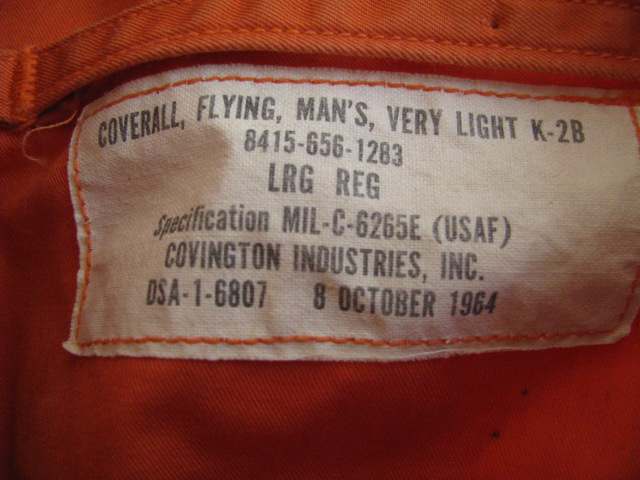 Flight Suit of Richard Schiebel - UNIFORMS - U.S. Militaria Forum