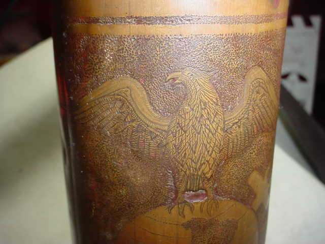Wonderful WWI USMC Trench Art on Shell - TRENCH ART - U.S. Militaria Forum