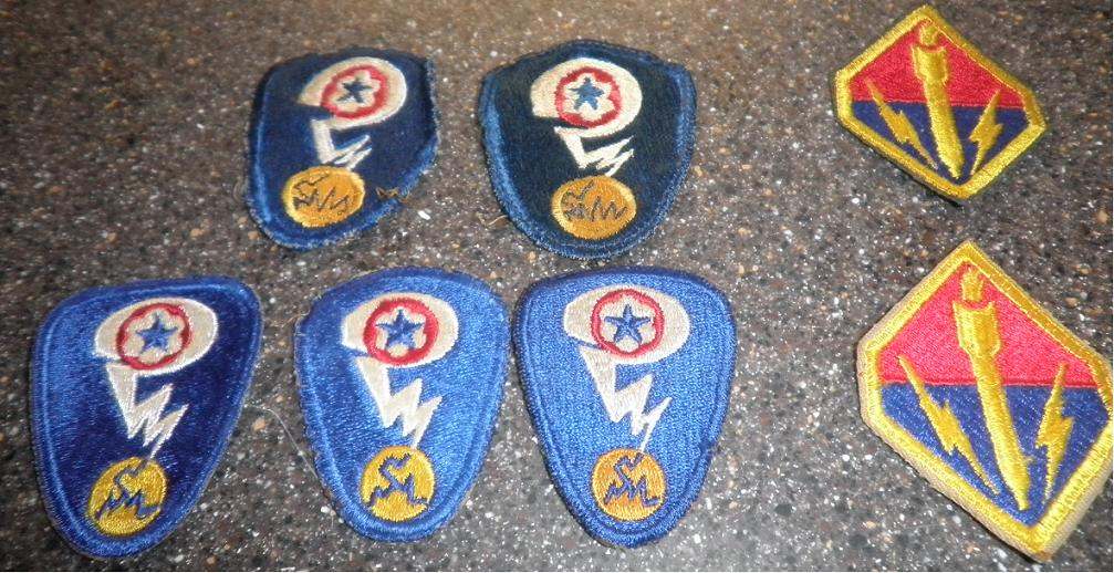 different manhattan project patches and unknown bomb patch - ARMY AND ...