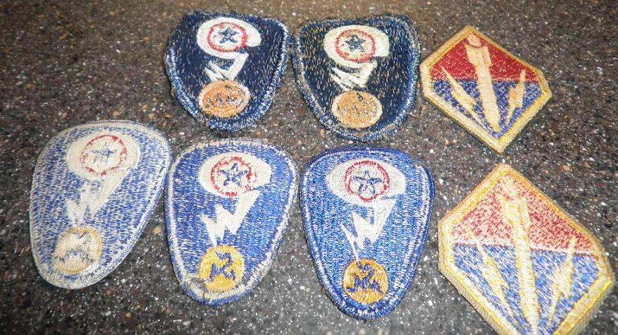 different manhattan project patches and unknown bomb patch - ARMY AND ...