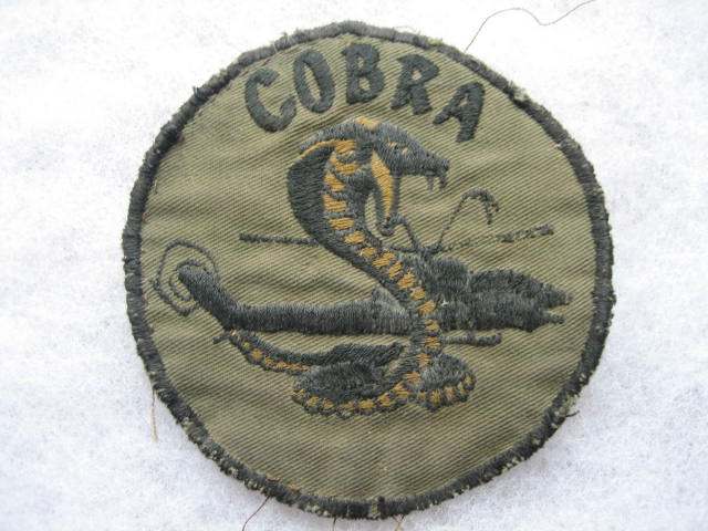 Information on The Cobra Patch - ARMY AND USAAF - U.S. Militaria Forum