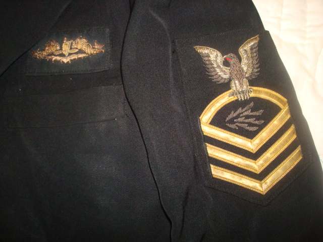 Nice Navy jacket of a submariner! - NAVAL & SEA SERVICE UNIFORMS - U.S ...
