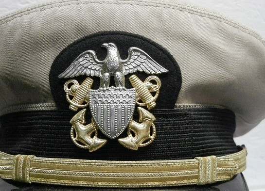 USN Khaki service cap - NAVAL & SEA SERVICE UNIFORMS - U.S. Militaria Forum
