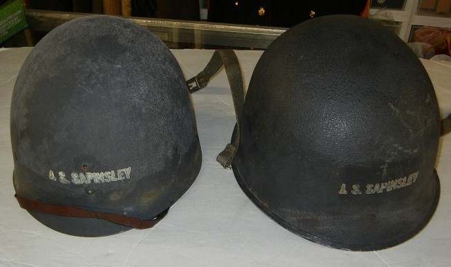 Original WWII USN Painted & Named M1 Helmet - NAVY & COAST GUARD ...
