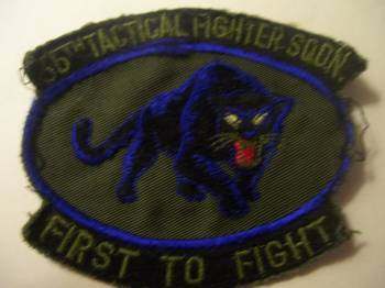 35th Tactical Fighter Squadron Patch - AIR FORCE (USAAF IS WITH ARMY ...