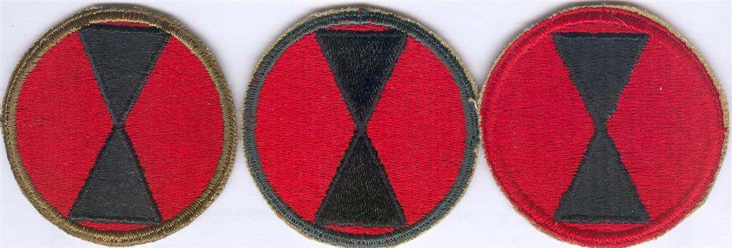 Army Green (AG) borders on US patches? - ARMY AND USAAF - U.S ...