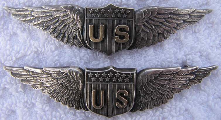 "Hap" Arnold wore wings made by Johnson Mfg. Company - WING BADGES - U ...