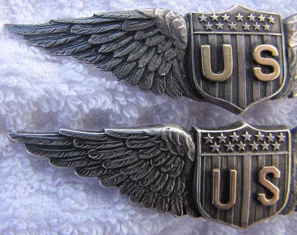 "Hap" Arnold wore wings made by Johnson Mfg. Company - WING BADGES - U ...