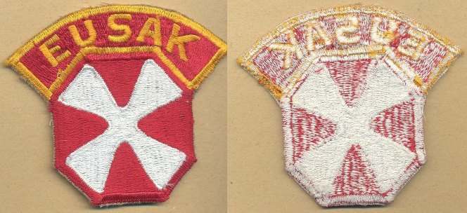 EUSAK patch ... - ARMY AND USAAF - U.S. Militaria Forum