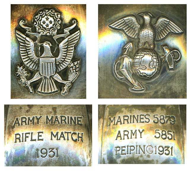Chinese silver EGA on Marine/Army Shooting Trophy - UNOFFICIAL MILITARY ...